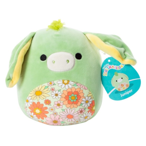 Squishmallows | Other | Nwt 75 Juniper The Green Donkey With Floral ...